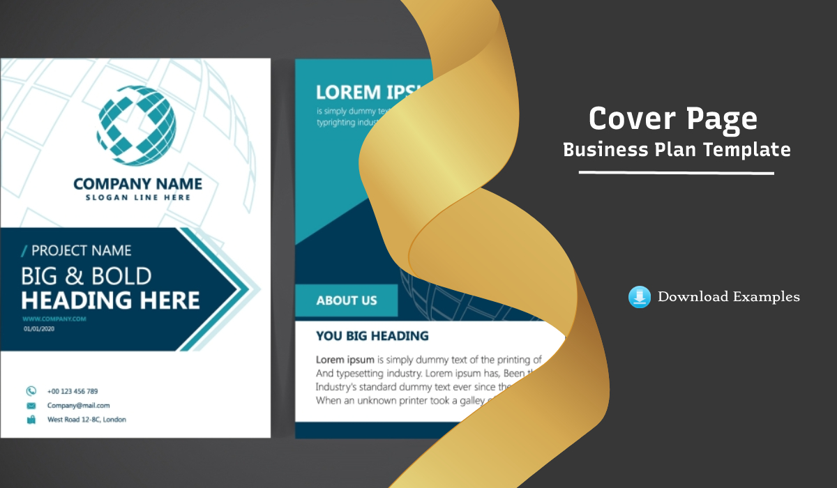 Business Plan Cover Page - Wise Business Plans